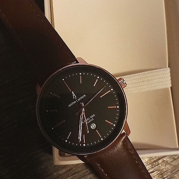 austin jaguer | Accessories | Rose Gold Mens Watch | Poshmark